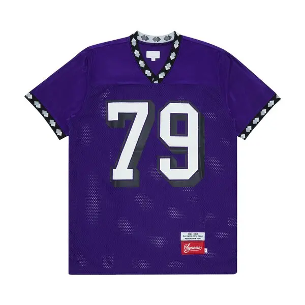 Supreme Diamond Rib Football Top - Purple