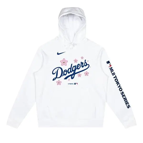 Nike X Takashi Murakami X Mlb World Tour Tokyo Series 2025 Dodgers Hoodie - White