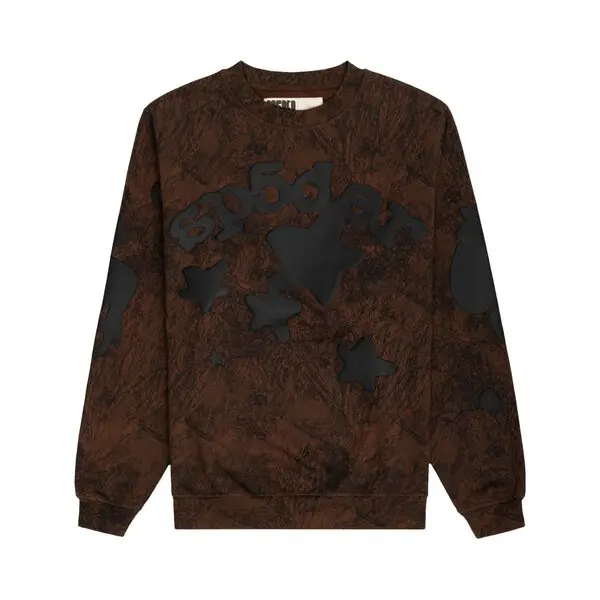 SP5DER Beluga Real Tree Camo Crewneck Sweatshirt