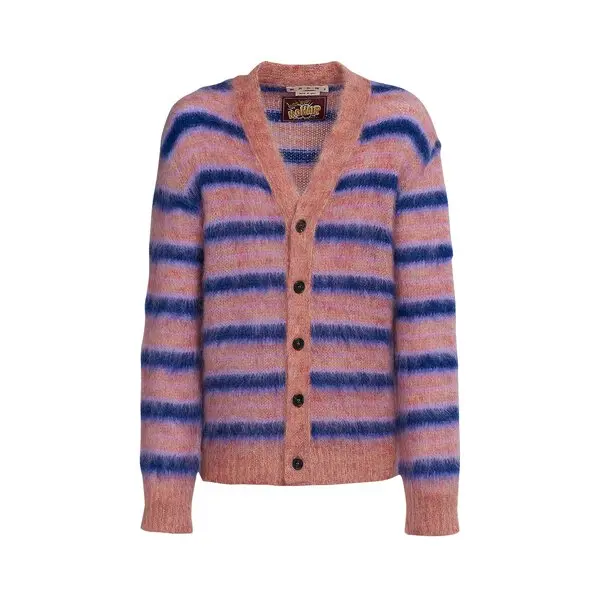 Marni Striped Mohair Cardigan - Multicolor