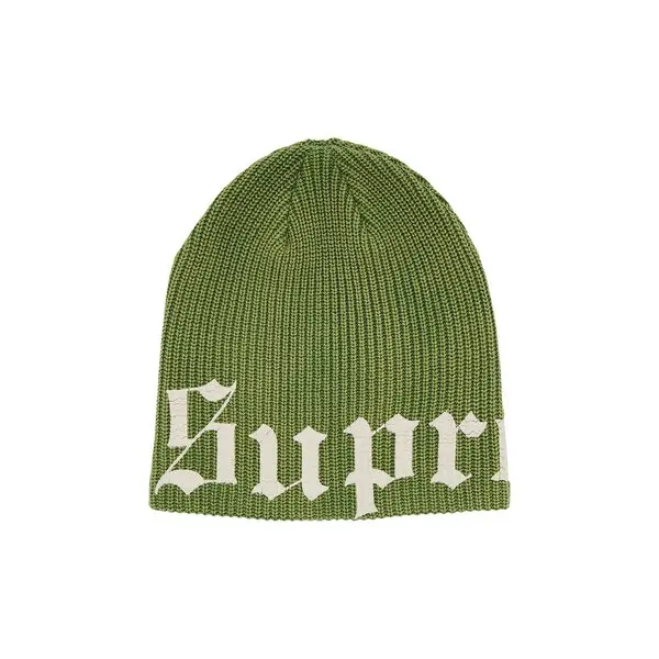 Supreme Old English Beanie - Green
