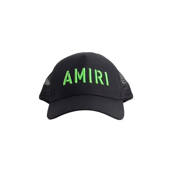 Amiri Stencil Trucker Hat - Black