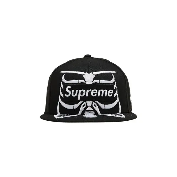 Supreme Bones Box Logo New Era Cap - Black
