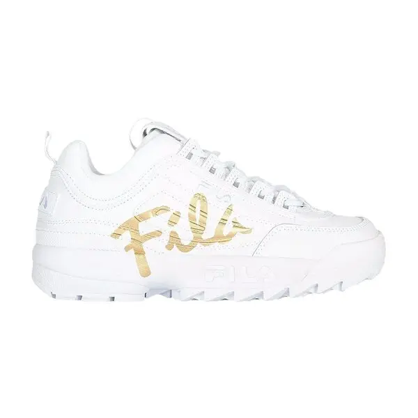 FILA Disruptor 2 Script Metallic Sneakers