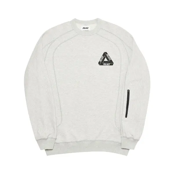 PALACE Techie Ferg Crew - Grey