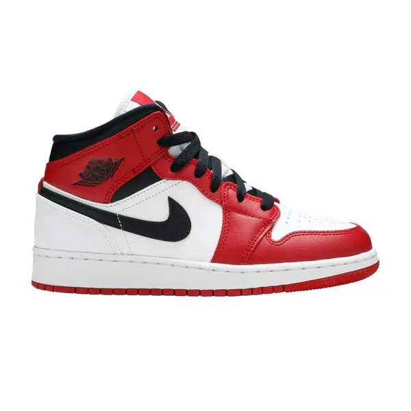 JORDAN 1 Mid Gs Sneakers - Red