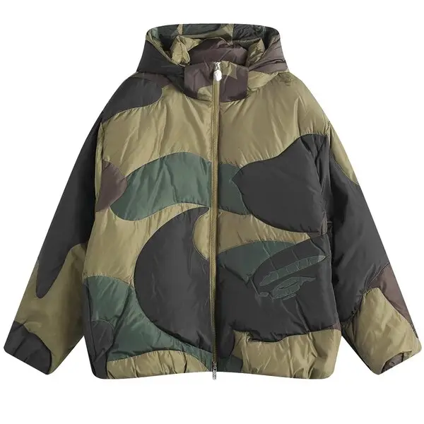 A BATHING APE 1st Camo Nylon Down Jacket