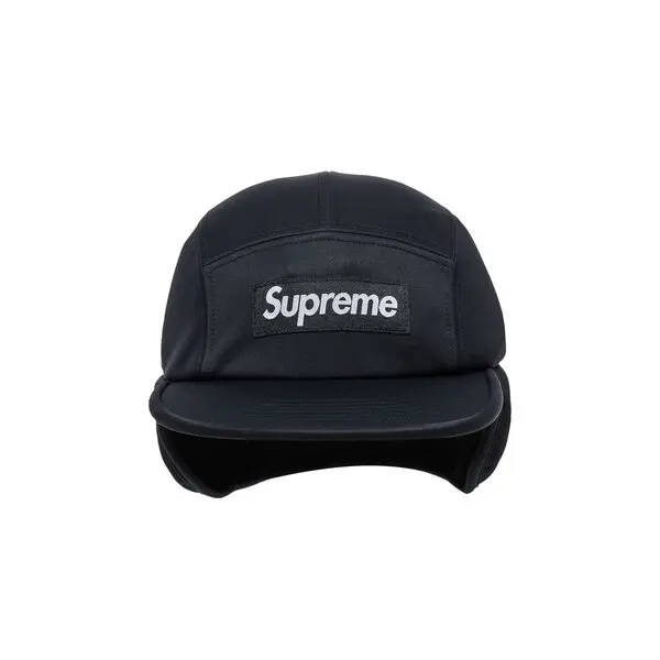 Supreme Windstopper Earflap Camp Cap - Black