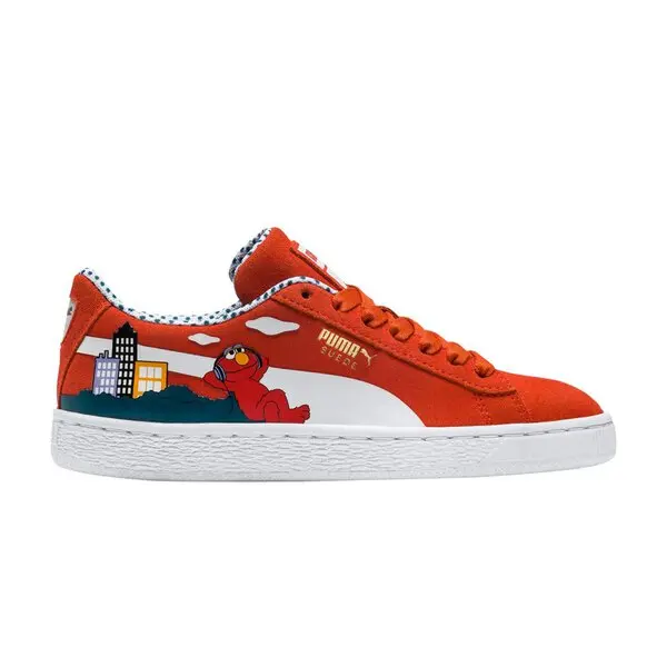PUMA Sesame Street X Suede Jr '50th Anniversary Elmo - Red