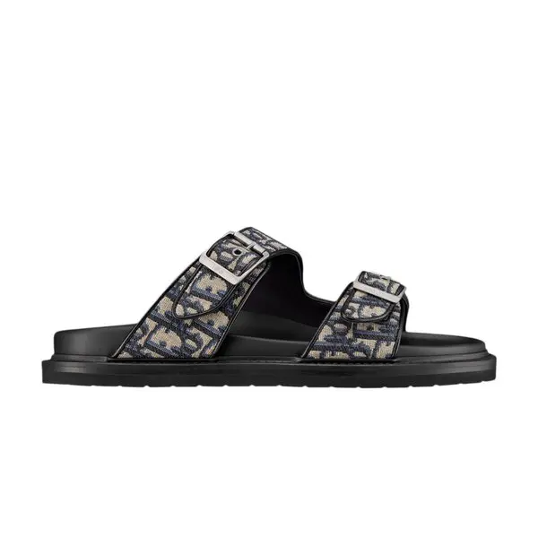Dior Aqua Oblique Sandals - Black