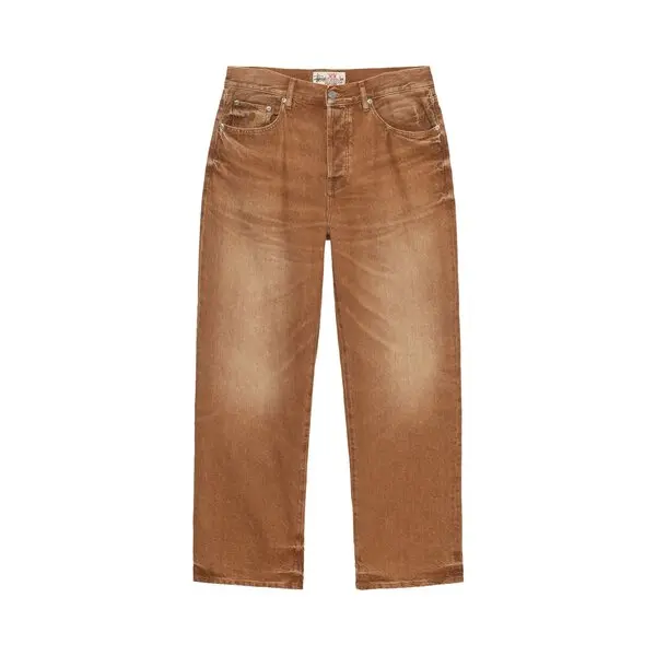StÜssy Classic Straight Leg Jeans - Brown