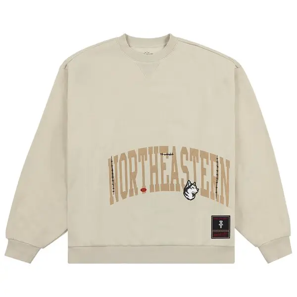TRAVIS SCOTT Cactus Jack Northeastern University Crewneck X Mitchell & Ness