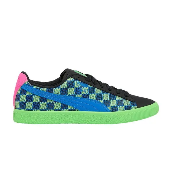 PUMA Clyde Pit Crew Checkerboard - Green