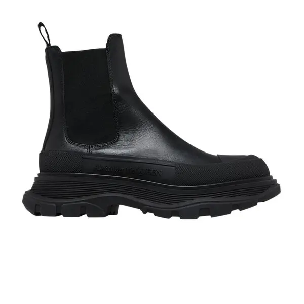 Alexander McQueen Tread Slick Ankle Boots - Black