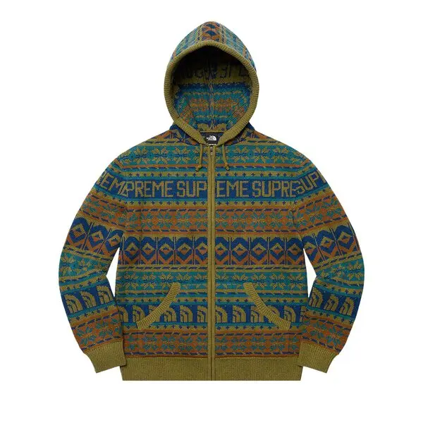 Supreme X The North Face Zip Up Hooded Sweater