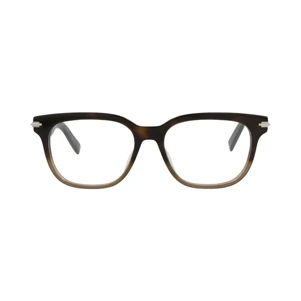 Dior Square Frame Optical Glasses - Brown