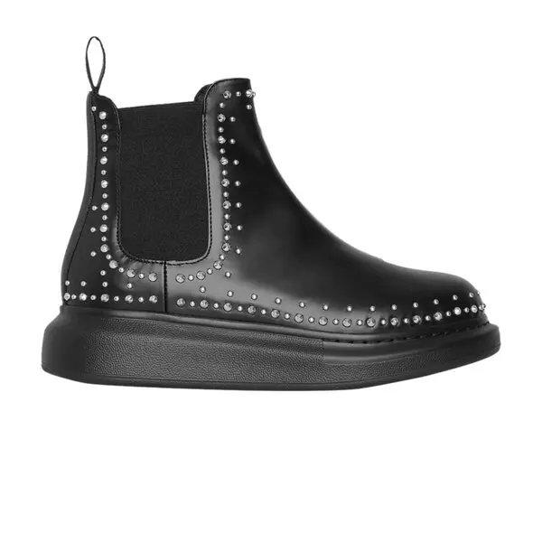Alexander McQueen Hybrid Chelsea Boot With Studded Detail
