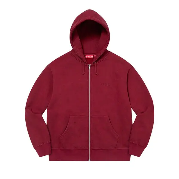 Supreme Lakshmi Zip Up Hooded Sweatshirt - Red | Editorialist