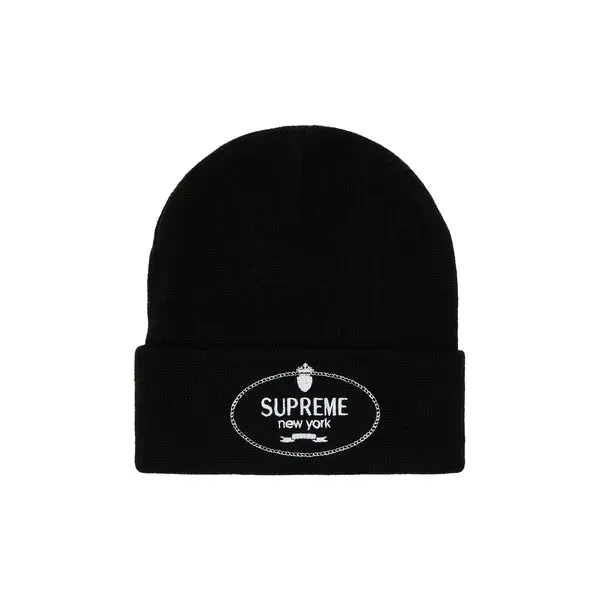 Supreme Crest Beanie - Black