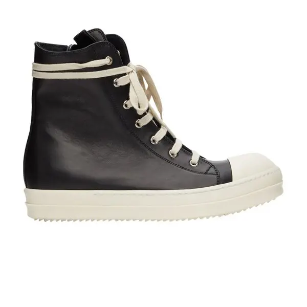 Rick Owens Phlegethon High Milk Sneakers