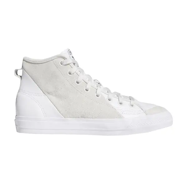 Adidas Nizza Hi Rf High-Top Sneakers - White | Editorialist