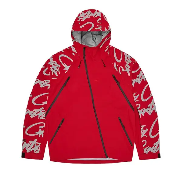 CORTEIZ Elitework Waterproof Shell Jacket - Red