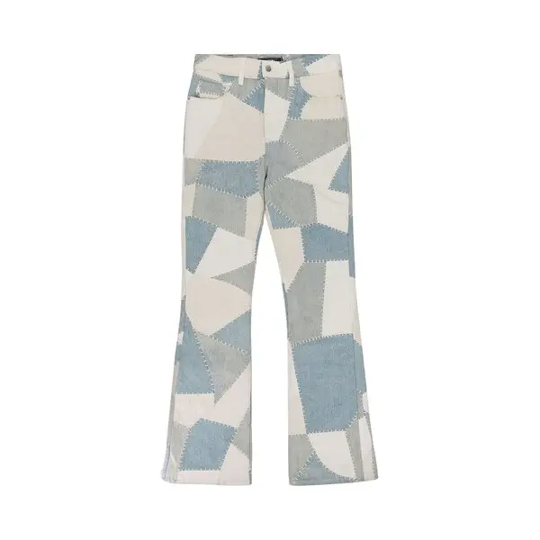 Amiri Patchwork Flare Jeans