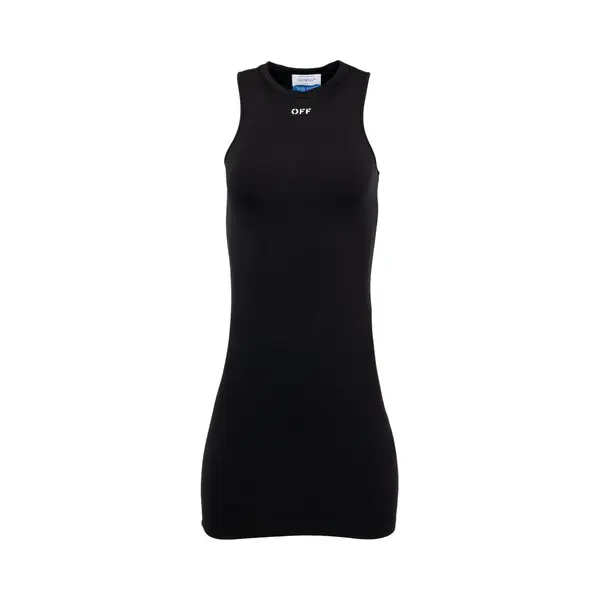 Off-White Sleek Rowing Dress
