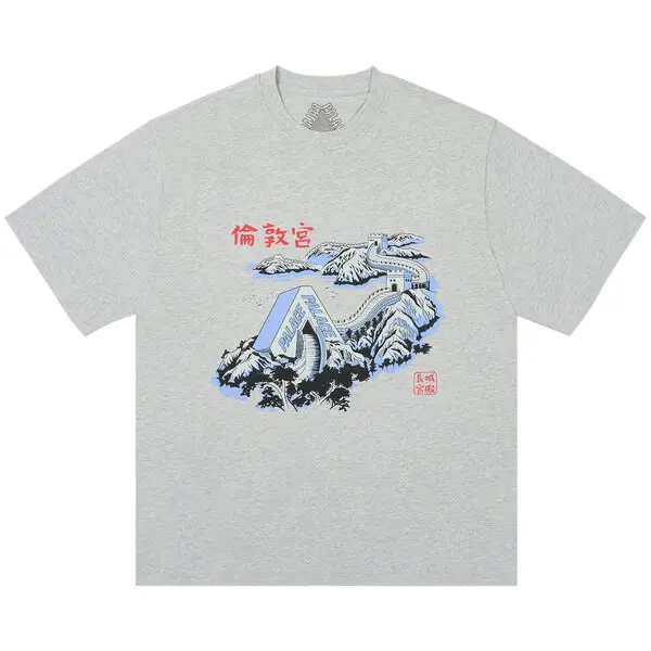 PALACE Great Wall Of Tri-na T-shirt - Grey