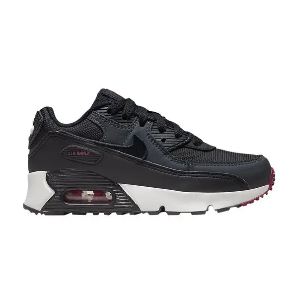 Nike Air Max 90 Leather Sneakers - Black