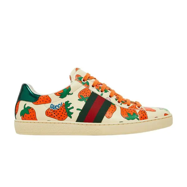 Gucci Ace Strawberry Sneakers - Red