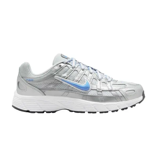 Nike P-6000 Gs Athletic Sneakers - Silver