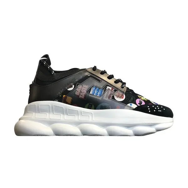 Versace Chain Reaction Printed Sneakers