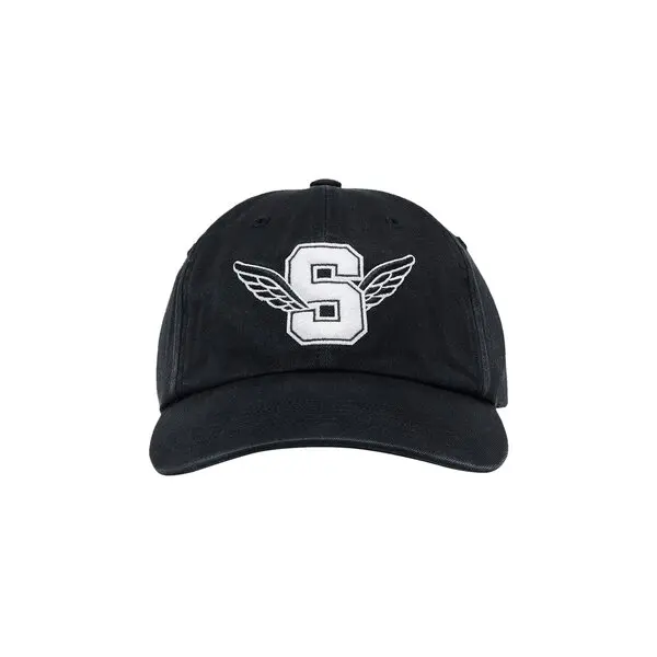 Supreme Wings Logo 6-panel Cap - Black