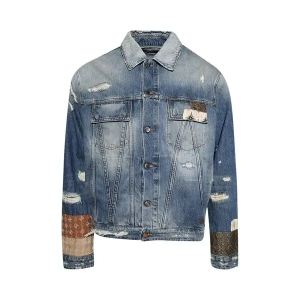 Amiri Quad Artpatch Trucker Jacket