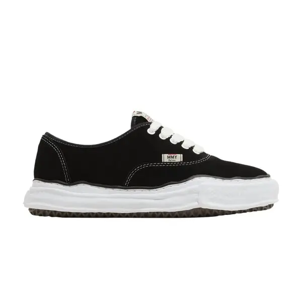 Mihara Yasuhiro Baker Og Sole Suede Low - Black