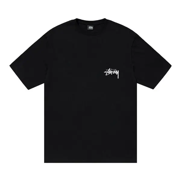 StÜssy Stock Dog Tee - Black