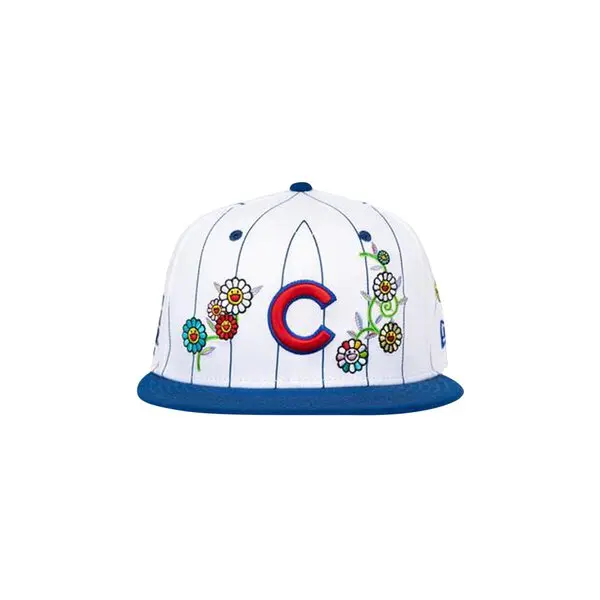 New Era X Takashi Murakami 9fifty Cubs Snapback Hat - White