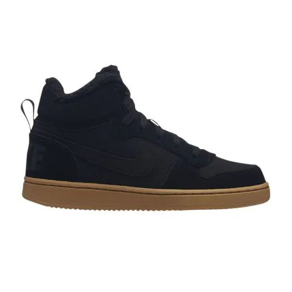 Nike Court Borough Mid Winter Gs Sneakers - Black