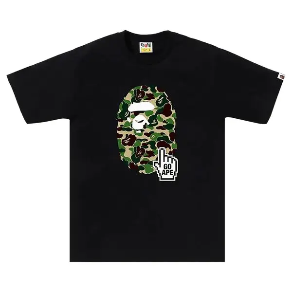 A BATHING APE Abc Camo Tee - Black