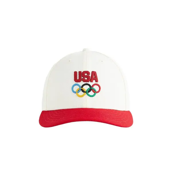 Kith X New Era Team Usa 59fifty Fitted Low Profile Cap - Red