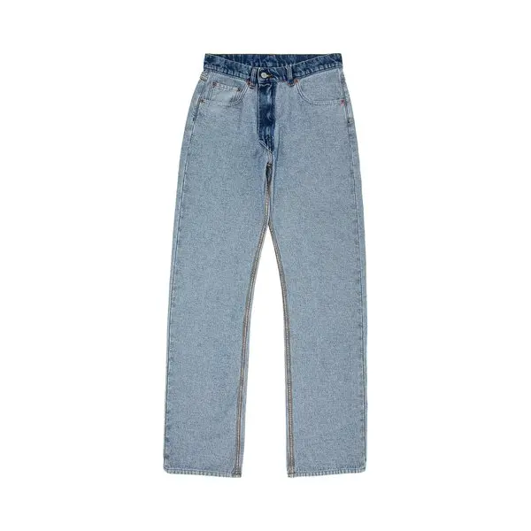 MAISON MARGIELA 5 Pockets Canvas Pants - Blue
