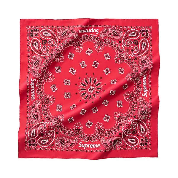 Supreme Silk Bandana - Red