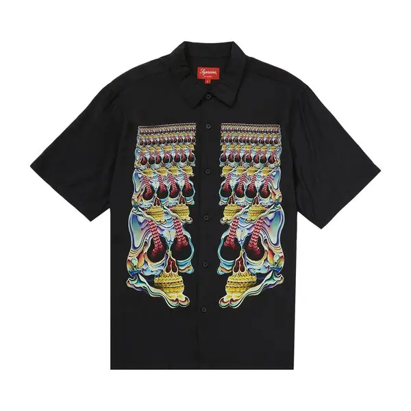 Supreme Skulls Short-sleeve Shirt - Black