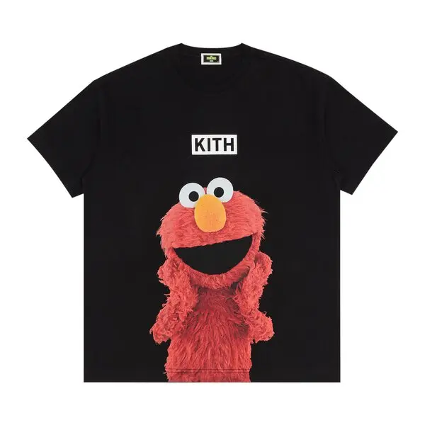 Kith X Sesame Street Elmo Tee - Black