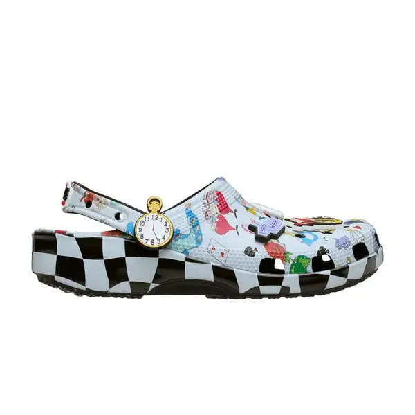 CROCS Disney X Classic Clog 'alice In Wonderland Character Print - Multicolor