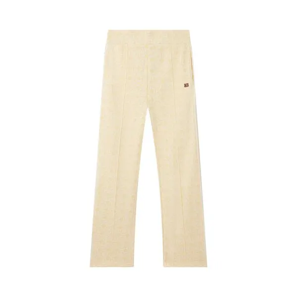 WALES BONNER Jersey Jacquard Shine Track Pants - Yellow