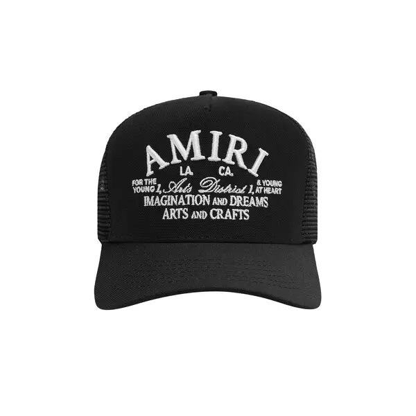 Amiri Arts District Trucker Cap - Black
