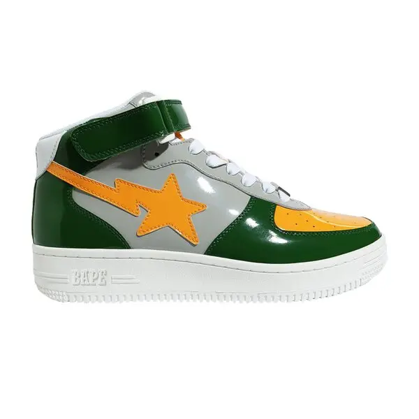 A BATHING APE Sta Mid Sneakers - Green