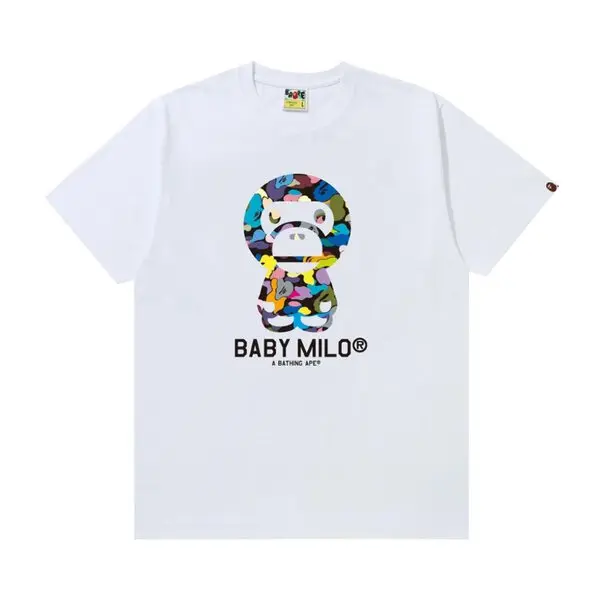 A BATHING APE Multi Camo Baby Milo T-shirt - Multicolor